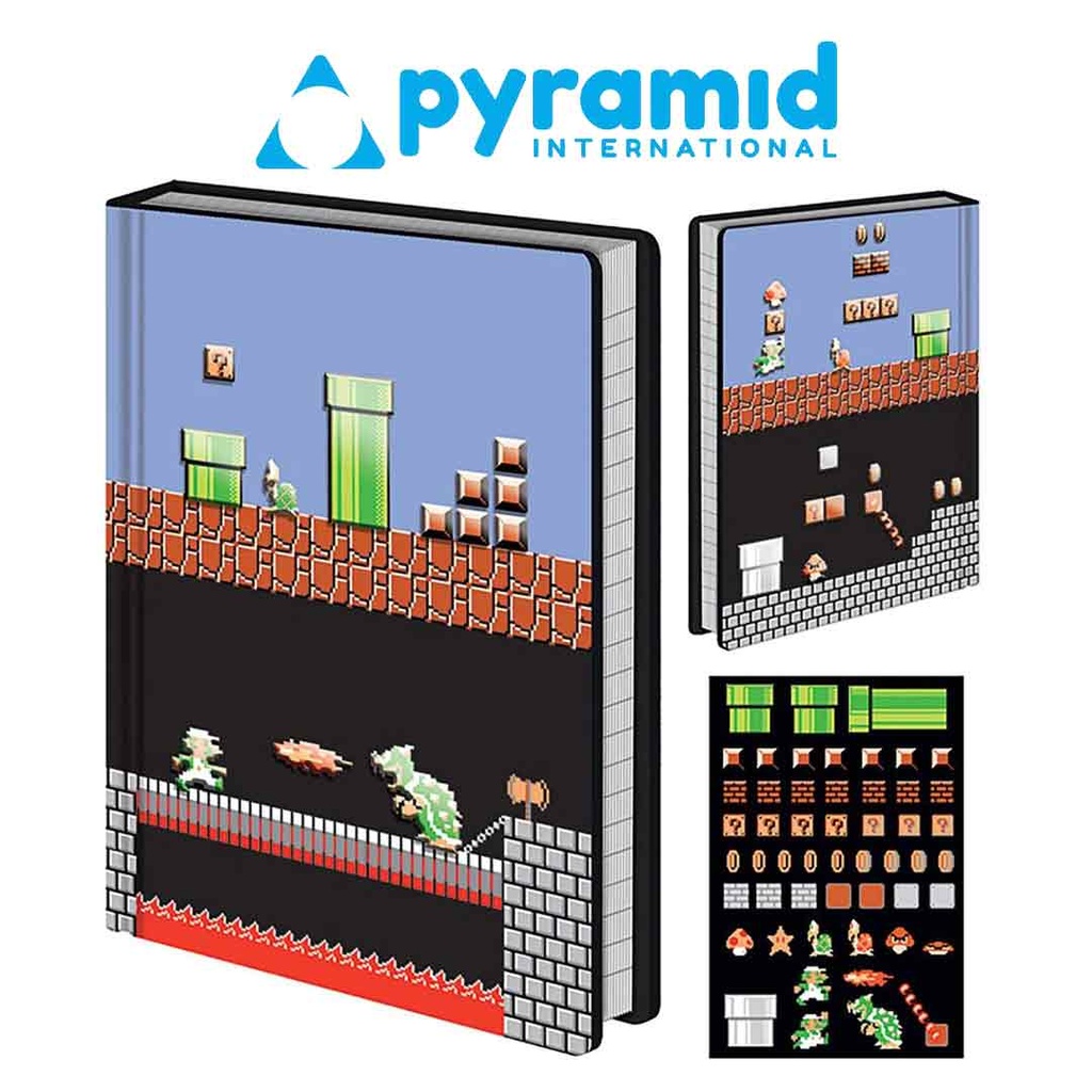 Pyramid - SUPER MARIO BROS (LEVEL BUILDER) MAGNETIC NOTEBOOK | Game Store